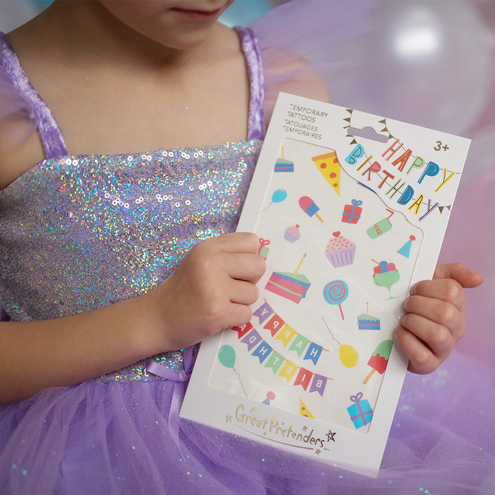 Happy Birthday Temporary Tattoos – Toodleydoo Toys
