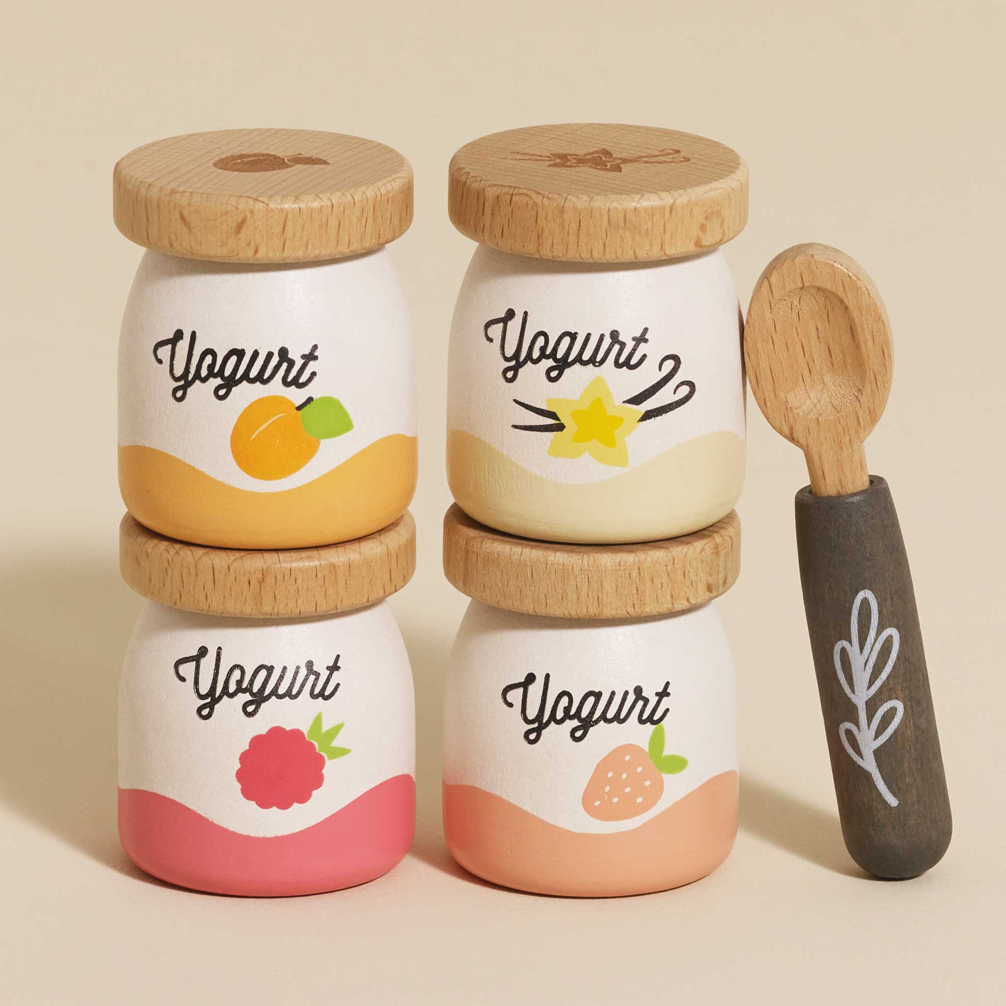 Yogurt Play Food Pack – Toodleydoo Toys