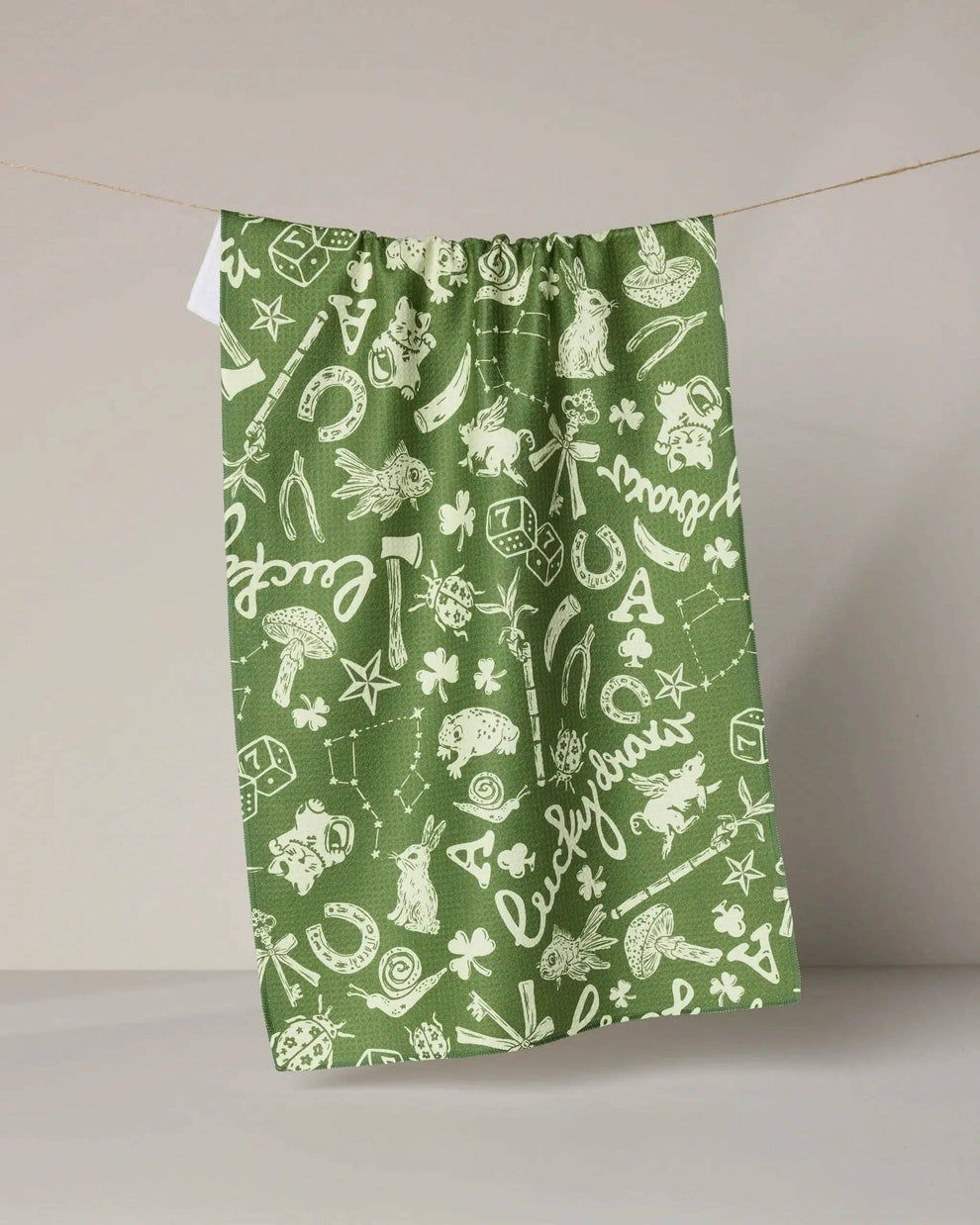 Lucky Draw Symbols Tea Towel – Toodleydoo Toys